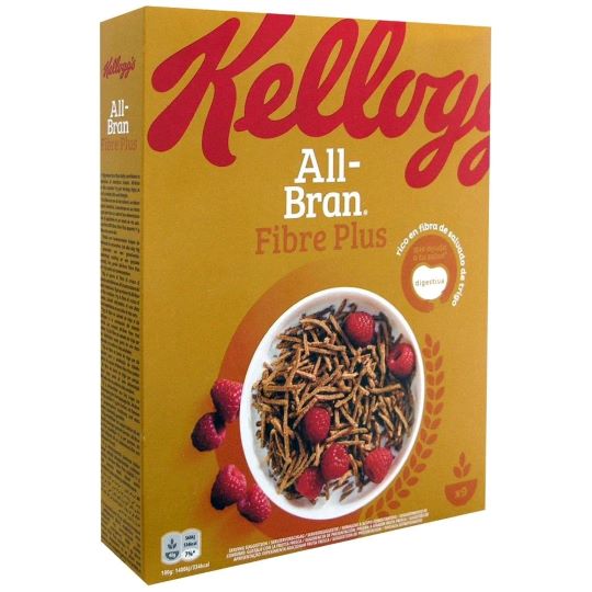 Kellogg’s All Bran Fibre Plus Cereal 375g - Vacation Market Rethymno